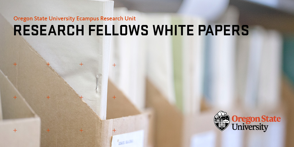 White Papers - Ecampus Research Unit | Oregon State University